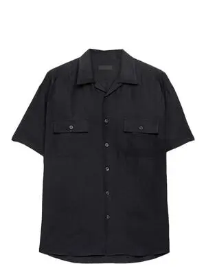 Prada Linen Shirt - Black