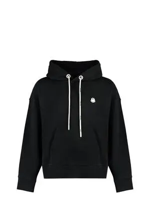 Moncler X Palm Angels Logo Patch Hoodie - Black