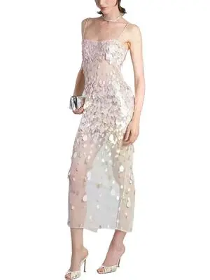 Retrofete Mischa Sequin-embellished Midi Dress - Pink
