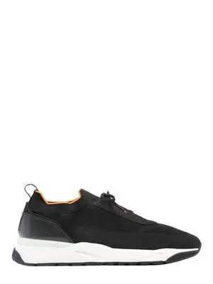 Santoni Knitted Low-top Trainers - Black