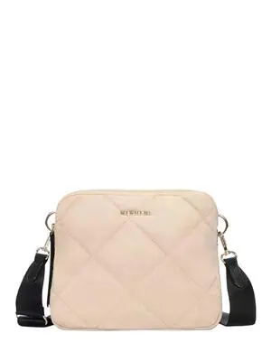 Mz Wallace Madison Quilted Crossbody Bag - Neutrals