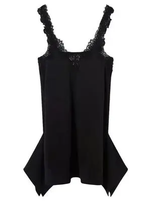 Stella McCartney Lace-trim Mini Dress - Black