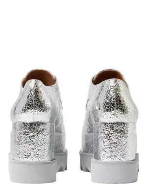 Stella McCartney Elyse Lace-up Derby Shoes - Silver