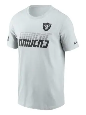 Nike Las Vegas Raiders Sideline Team Issue Dri-fit Nfl T-shirt - Grey
