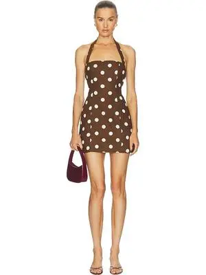Majorelle Cosette Mini Dress - Brown