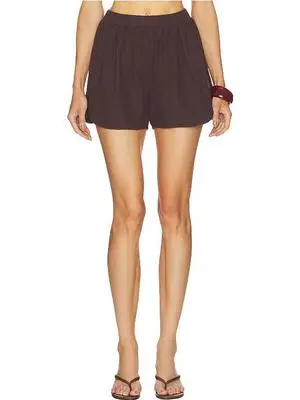BOBI Pleated Shorts - Brown