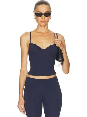 Only Hearts Rose Underwire Camisole Top - Navy