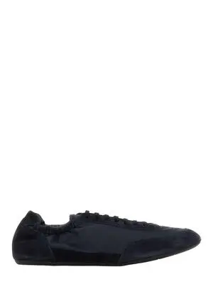 Prada Nylon And Suede Sneakers - Blue