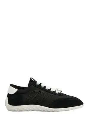 ROGER VIVIER Viv Low Suede Sneakers - Multicolor