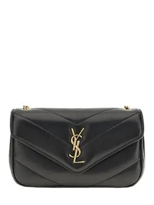 Saint Laurent Lou Lou Mini Shoulder Bag - Black