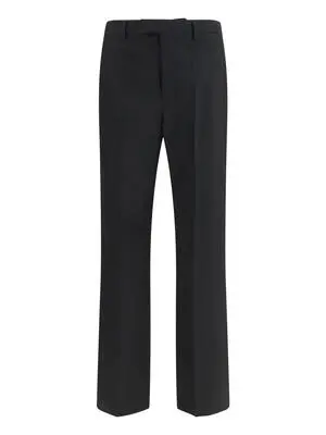 Valentino Garavani Wool Tailored Pants - Black