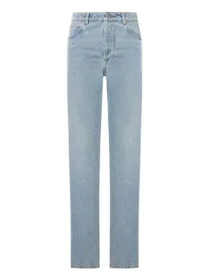 Bottega Veneta Straight Leg Denim Jeans - Multicolor