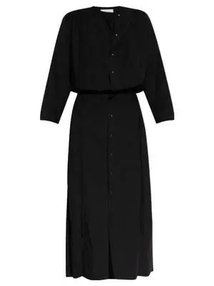 LEMAIRE Oversized Midi Dress - Black