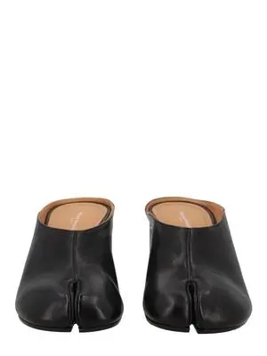 MAISON MARGIELA Tabi Leather Mule - Black