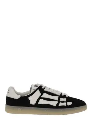 Amiri Pacific Bones Low Top Sneakers - Black