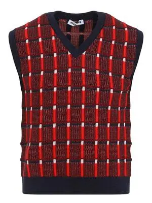 JIL SANDER Knitted Vest - Red