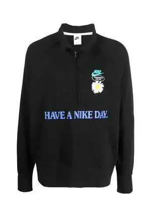Nike Have A Day Half Zip Sweatshirt - Black