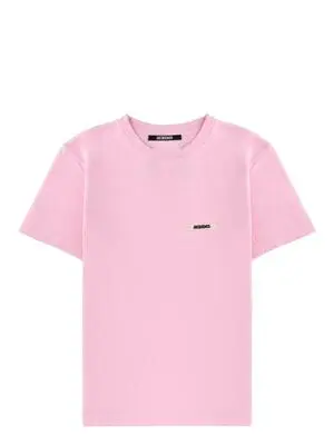 Jacquemus Grosgrain Short Sleeve T-shirt - Pink