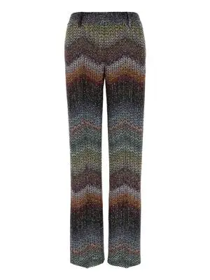 Missoni Embroidered Viscose Blend Pants - Multicolor