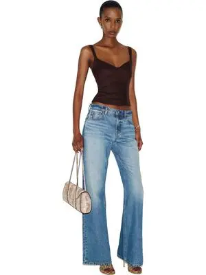 REFORMATION Reformation Yuri Linen Top - Sleeveless Corset Bodice