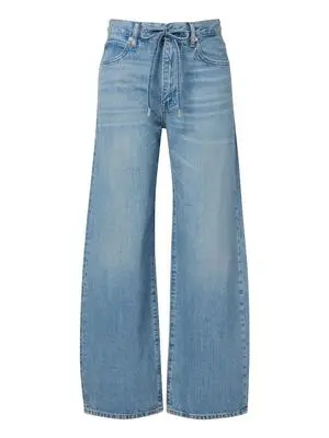 FRAME Off Duty Wide-leg Jeans - Blue