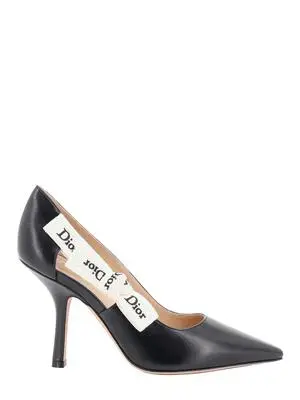 DIOR Christian Dior J'Adior Leather Pumps With Logo Bow Detail