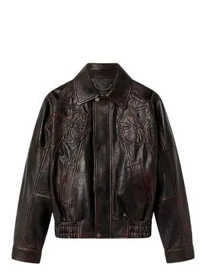 GOLDEN GOOSE Palmer Leather Jacket - Multicolor