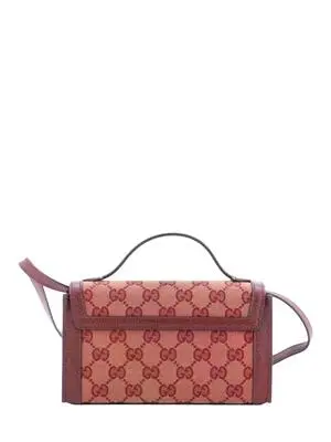 Gucci Padlock Top Handle Bag - Red