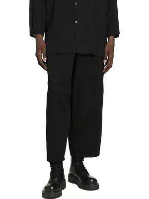 Yohji Yamamoto 12 Tuck Work Pants - Black
