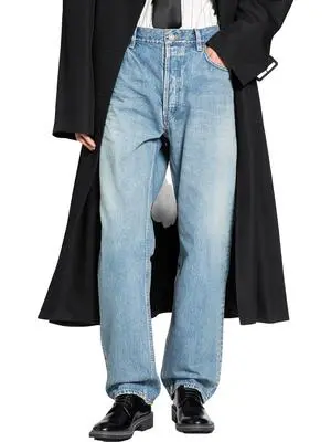Saint Laurent Mick Long Jeans - Blue