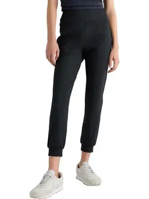 Quince Quince Ultra-Soft Mid-Rise Joggers Heather Black