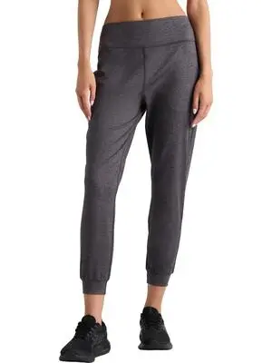Quince Ultra-soft Mid-rise Joggers - Heather Charcoal