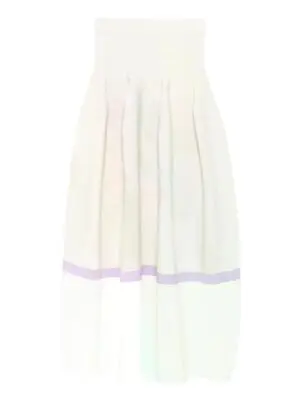 CFCL CFCL Ribbed-Knit Color-Block Skirt