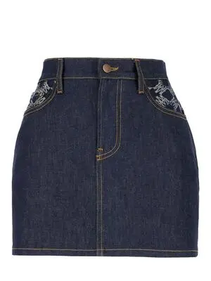 Amiri Denim Skirt - Multicolor