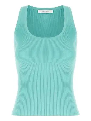 Max Mara Ribbed Knit Tank Top - Multicolor