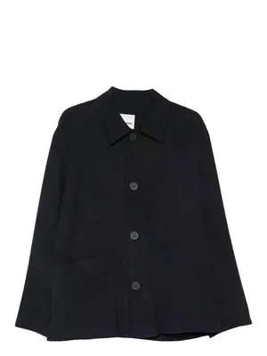 Sandro Buttoned Jacket - Blue