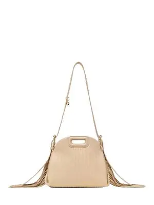 Maje Miss M Fringed Tote Bag - Neutrals