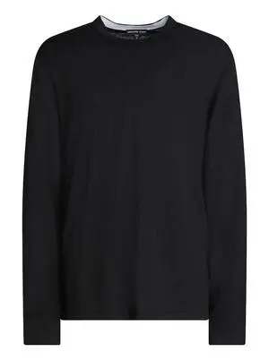 JAMES PERSE James Perse Linen-Blend Knit Sweater With Side Slits