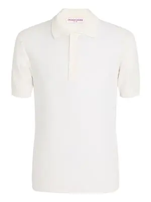 Orlebar Brown Maranon Cottonpiqué Polo Shirt - Ivory
