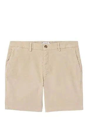 Mr P. Straight-leg Cotton-blend Corduroy Shorts - Beige