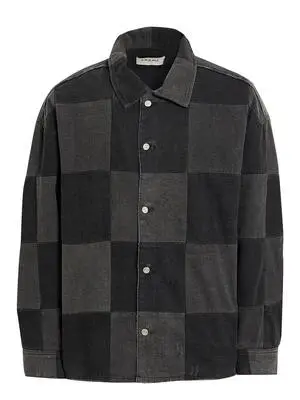 FRAME Patchwork Denim Jacket - Black