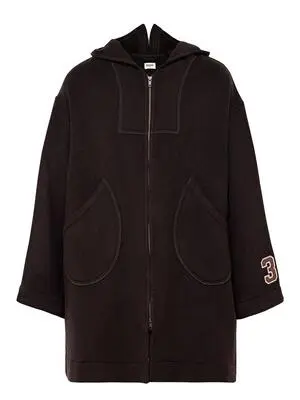 BODE Bode Sideline Appliquéd Wool-Felt Coat