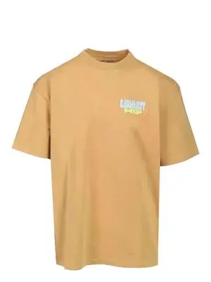 Carhartt Work In Progress Luggage Label Graphic-print T-shirt - Orange