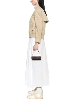 LOUIS VUITTON Monogram Papillon Pochette Handbag - Brown