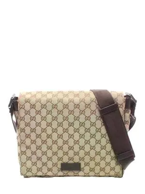 Gucci Gg Canvas Messenger Bag - Neutrals