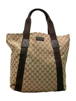 Gucci Gg Canvas Tote Bag - Neutrals