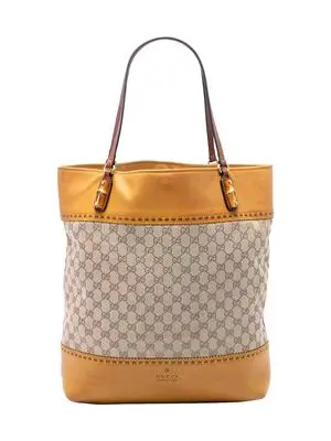 Gucci Gg Canvas Large Tote Bag - Neutrals