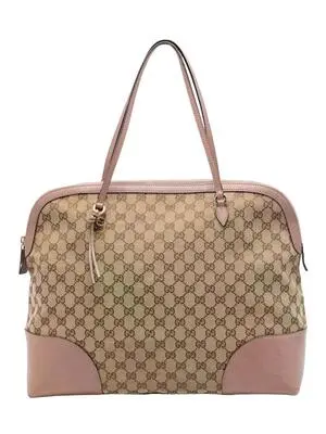 Gucci Gg Canvas Bree Dome Tote Bag - Neutrals
