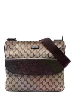 Gucci Gg Canvas Crossbody Bag - Neutrals