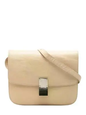 Celine Medium Calfskin Classic Box Crossbody Bag - Neutrals